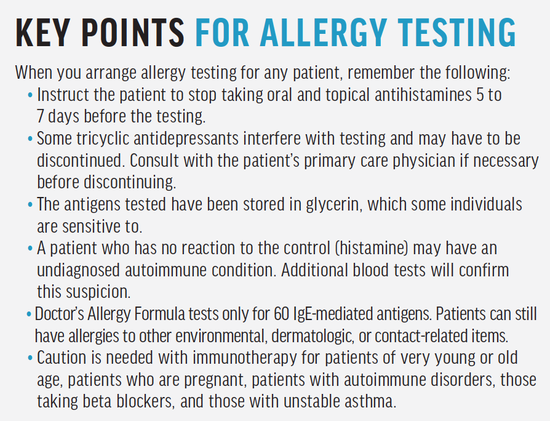 Basic Allergy Diagnosis and Treatment