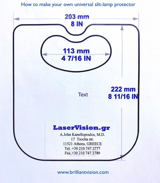Slit-Lamp Droplet Shield