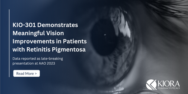 Kiora’s KIO-301 Molecular Photoswitch Evaluated for Retinitis ...